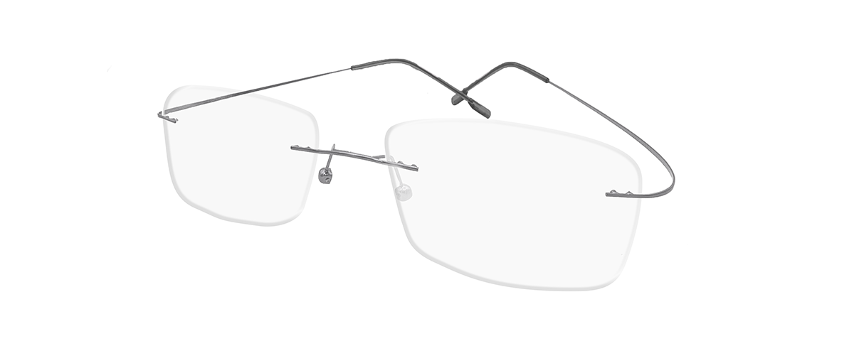 X Rimless Glasses